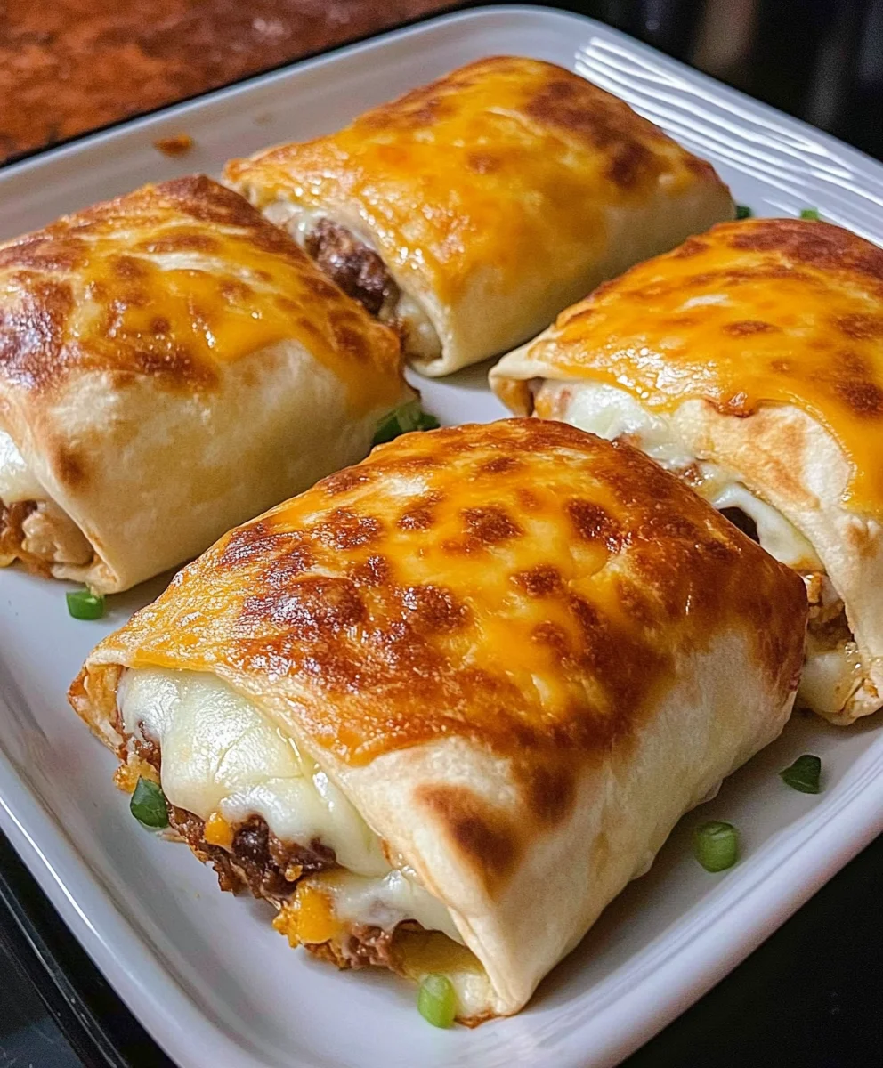 Loaded Cheesy Pocket Tacos
