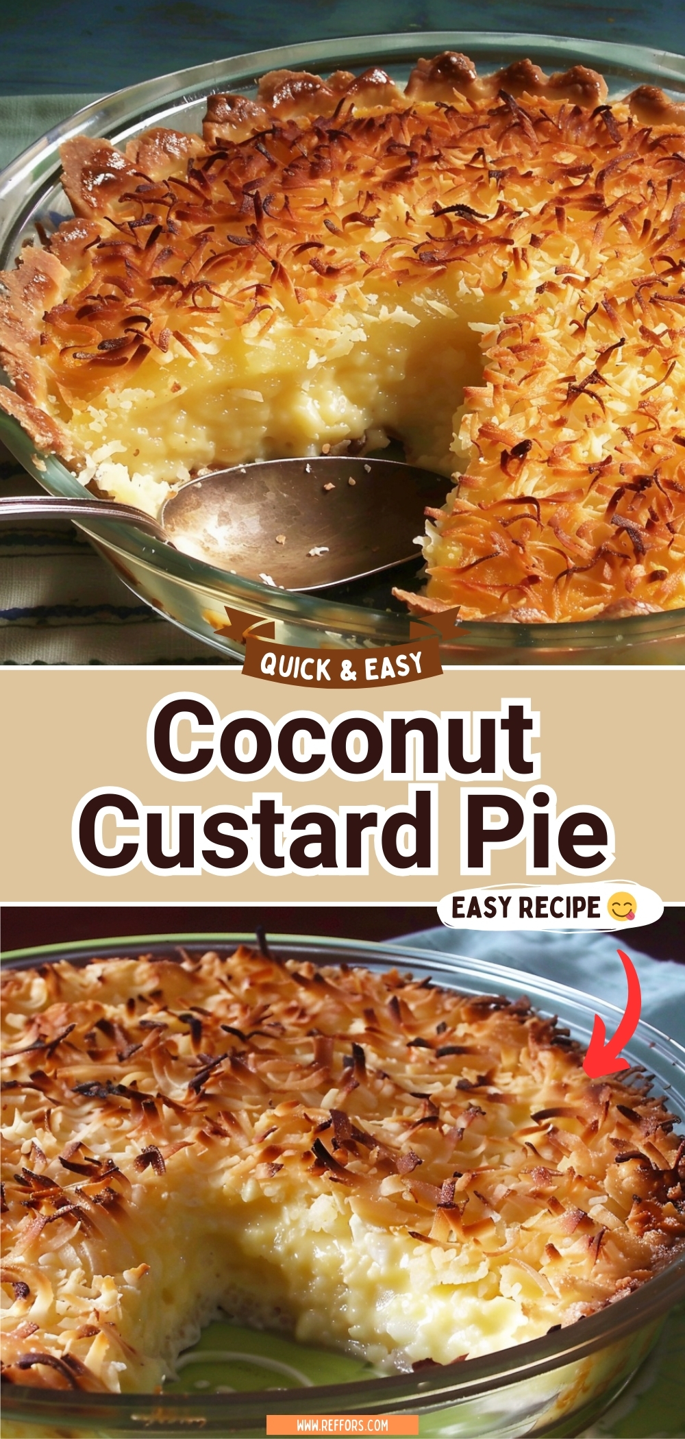 Coconut Custard Pie