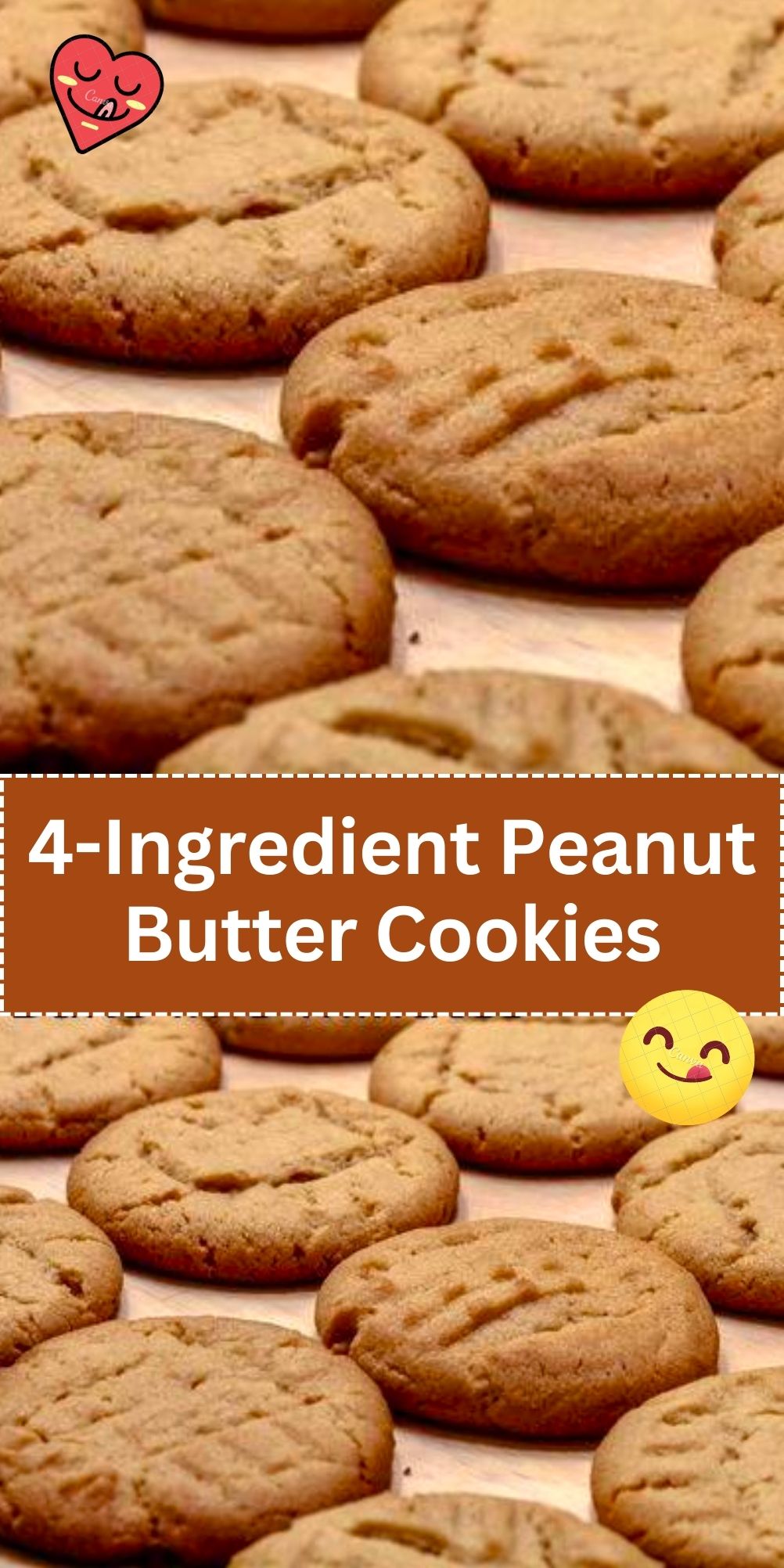 The Easiest Cookies You’ll Ever Make – 4-Ingredient Peanut Butter Cookies
