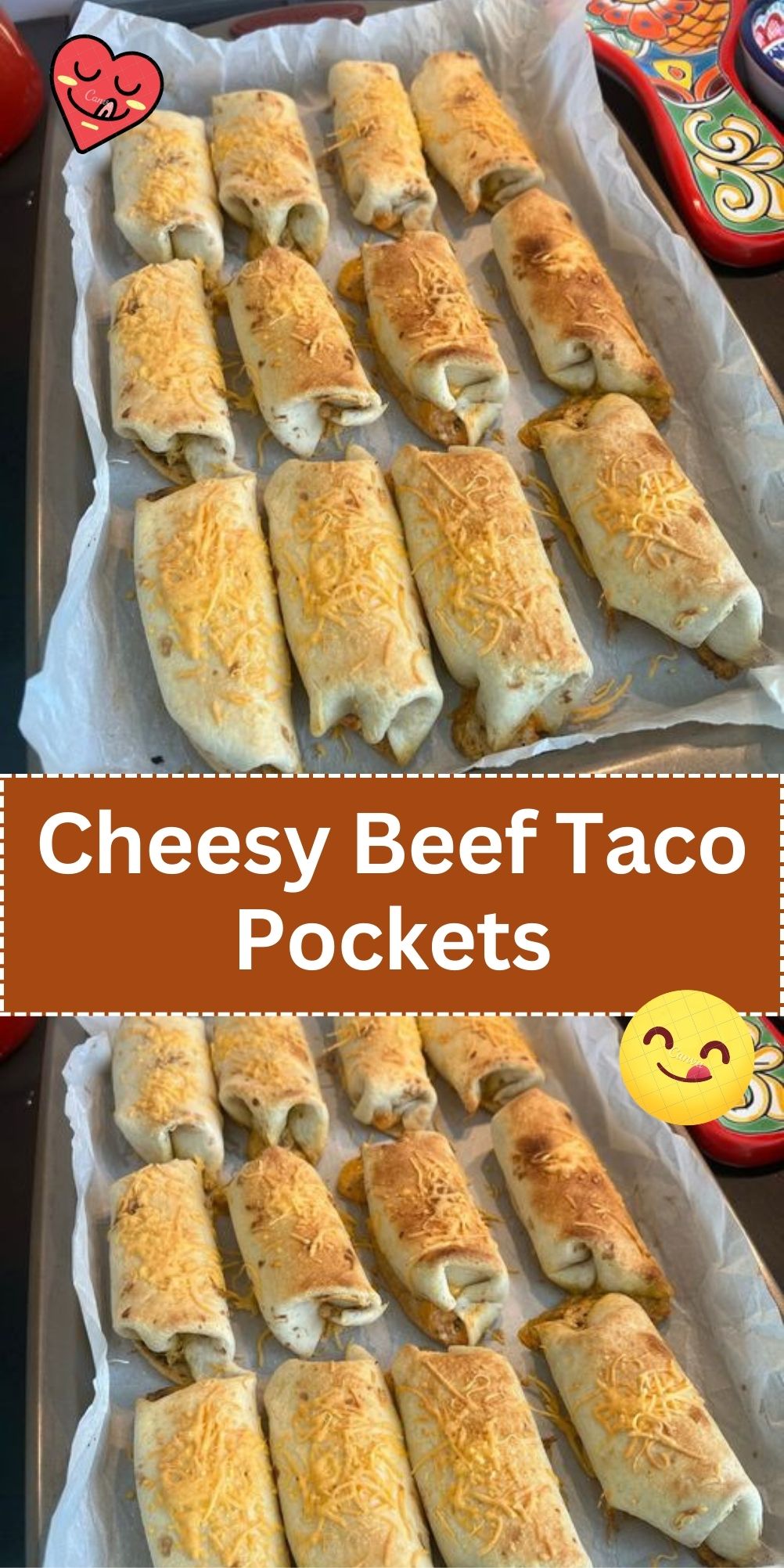 Cheesy Beef Taco Pockets