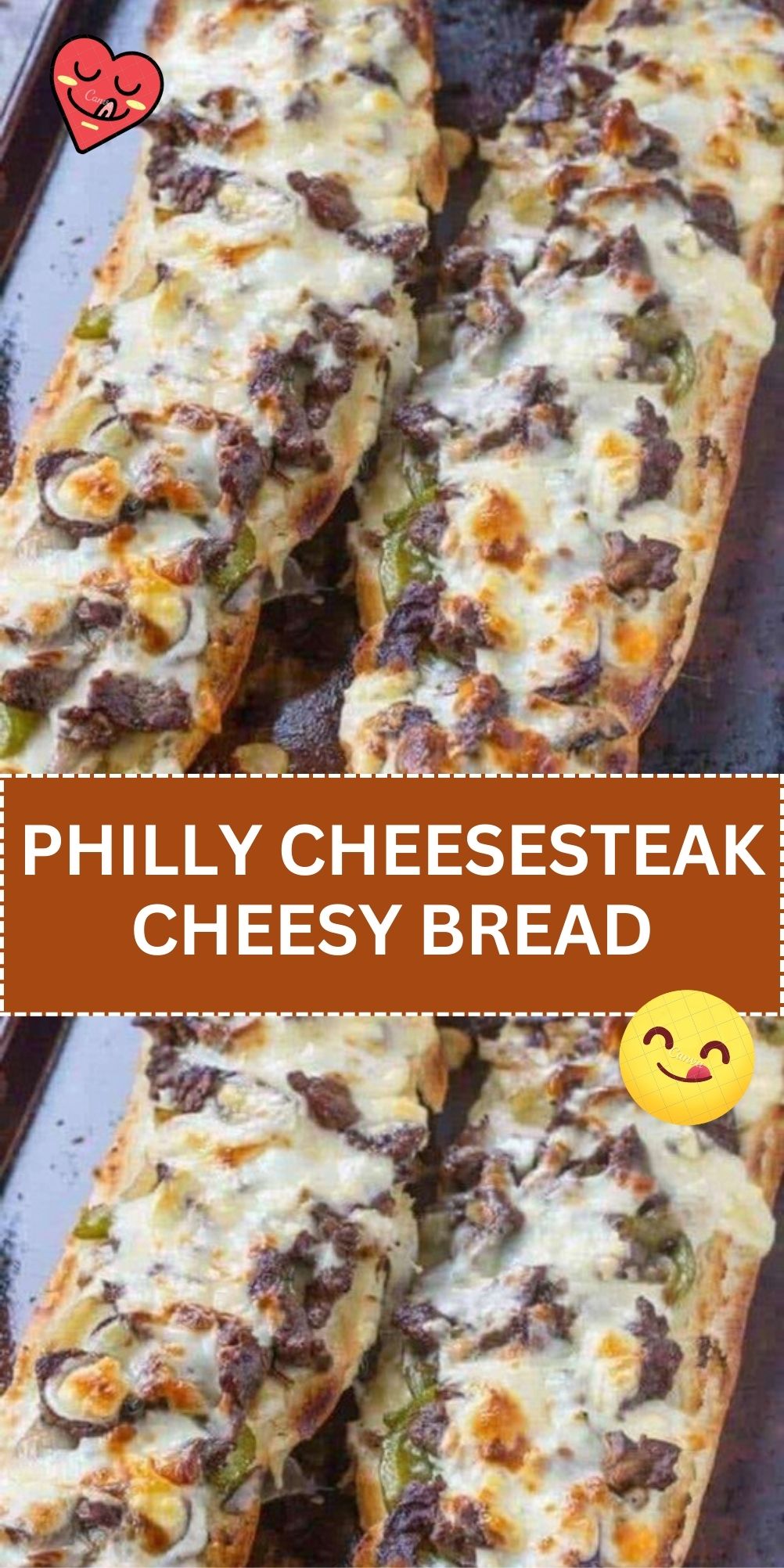 PHILLY CHEESESTEAK CHEESY BREAD