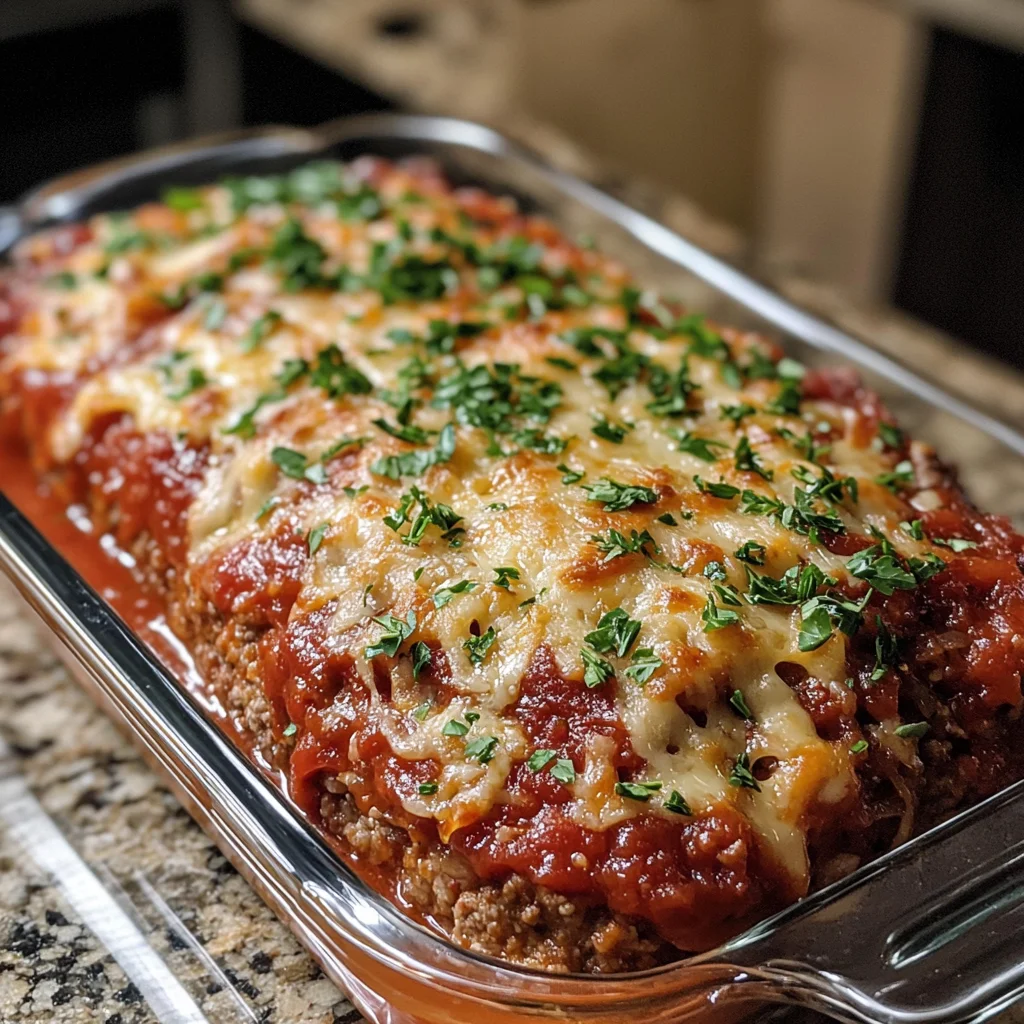 Easy Parmesan Meatloaf