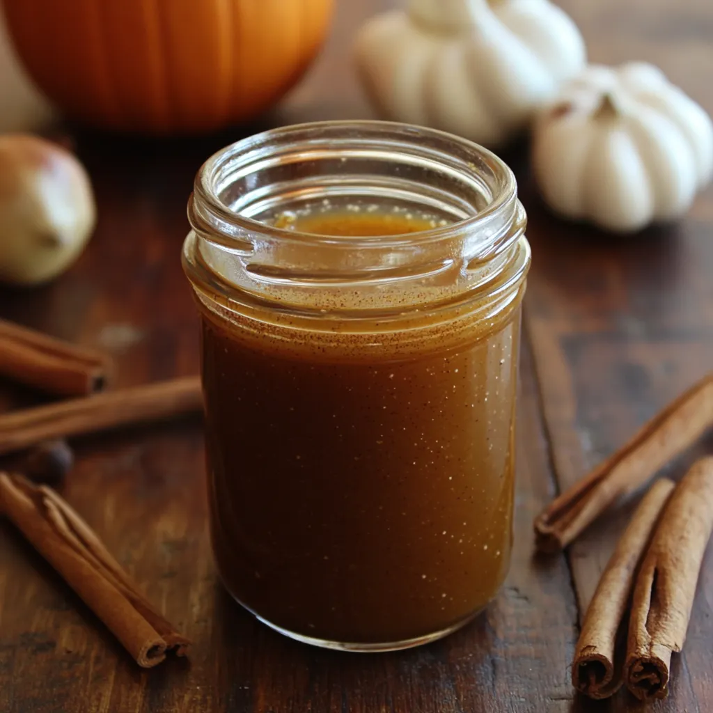 Homemade Pumpkin Spice Syrup