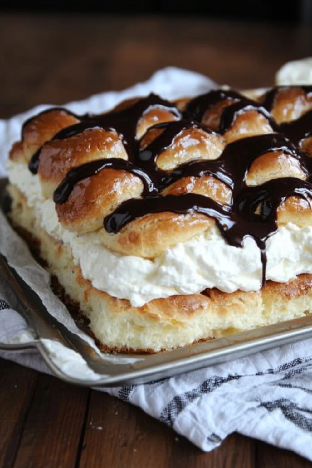 Easy Cream Puff Cake
