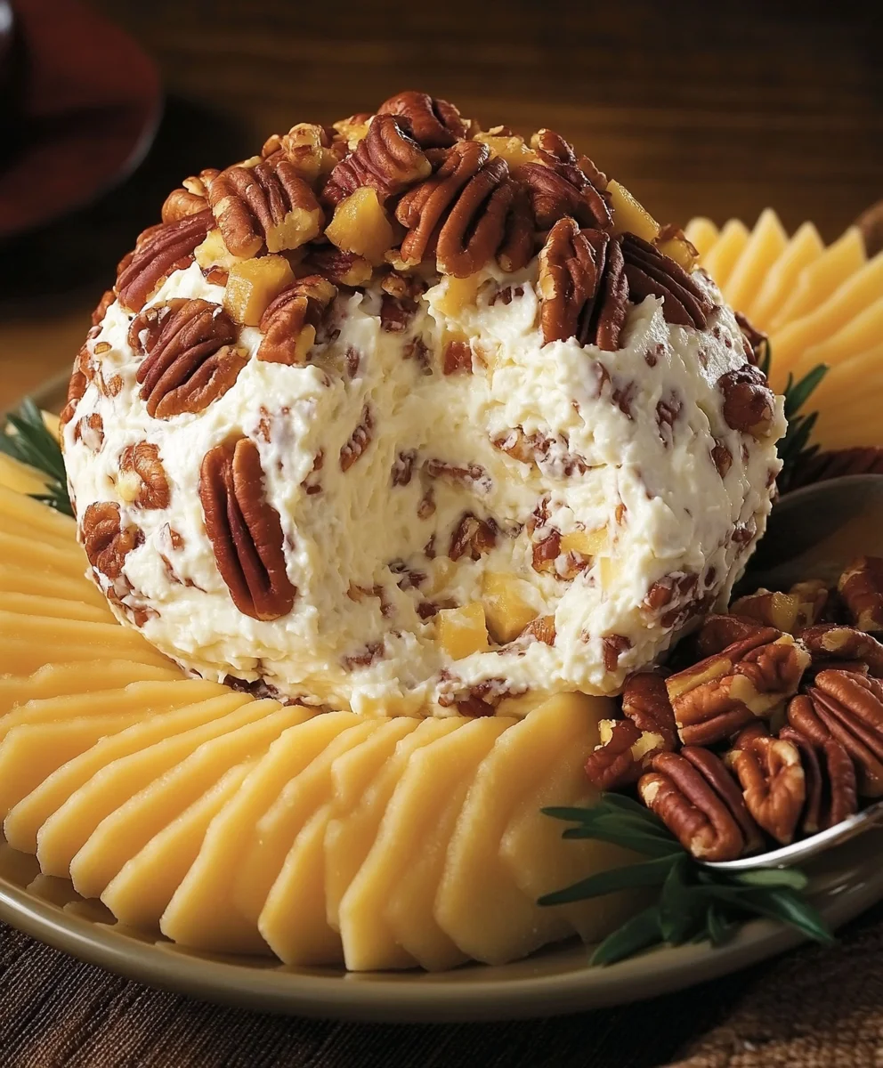 Pineapple Pecan Cheese Ball